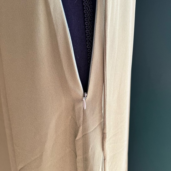 Dresses | The Green Ruched Trim Poet Sleeve Midi Dress With Tie | Poshmark